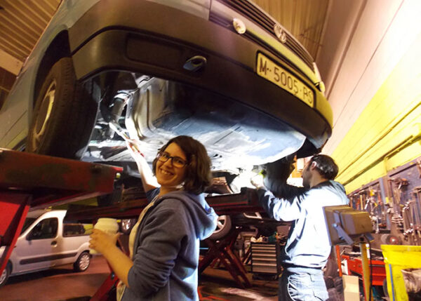 DIY Underside of the camper van - Van Travellers